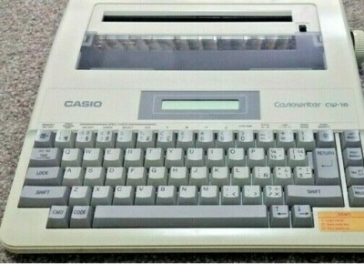 CASIO CASIOWRITER CW-16 TYPEWRITER | eBay