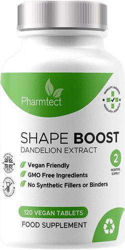 Shape Boost Dandelion Root Tablets | Highly Effective Water Loss ...