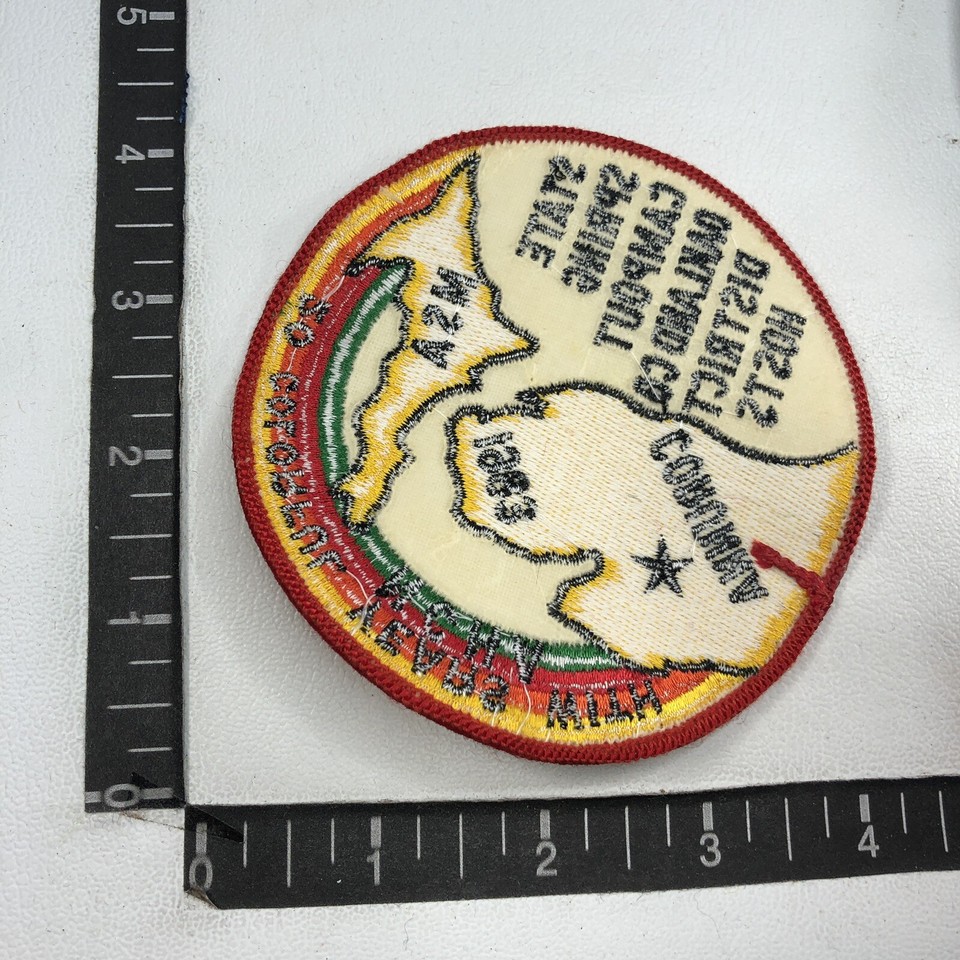 Vtg 1983 MSA NCHA CORUNNA SPRING CAMPOUT Michigan Patch 09C0 | eBay