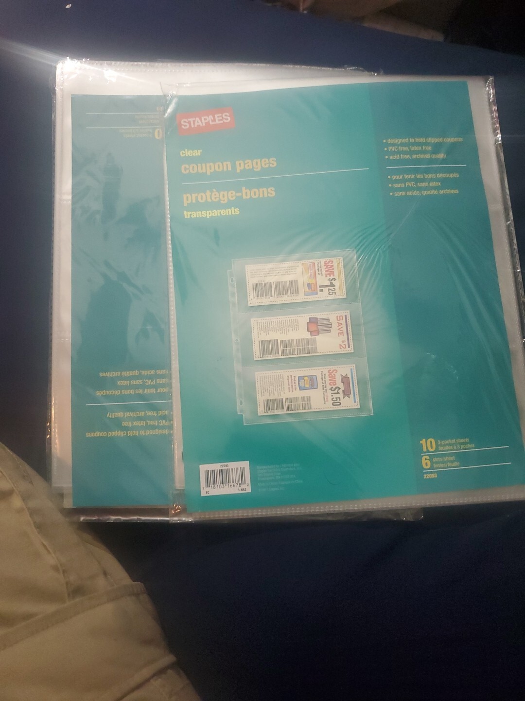 Staples Clear Coupon Pages - BRAND NEW PACKAGE OF 10 - HOLD CLIPPED ...