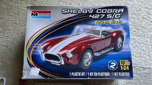 Monogram Shelby Cobra 427 S/C Dream Rides Model Kit 1:24 STARTED | eBay
