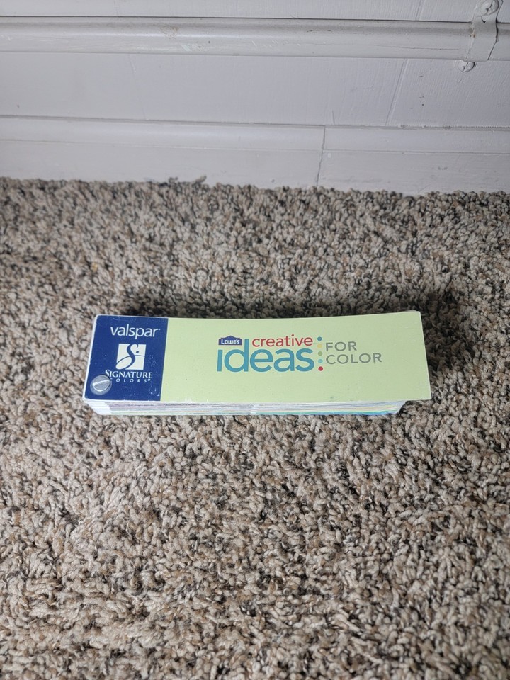 Valspar Signature Colors Lowes Creative Ideas Paint Fan Deck | eBay