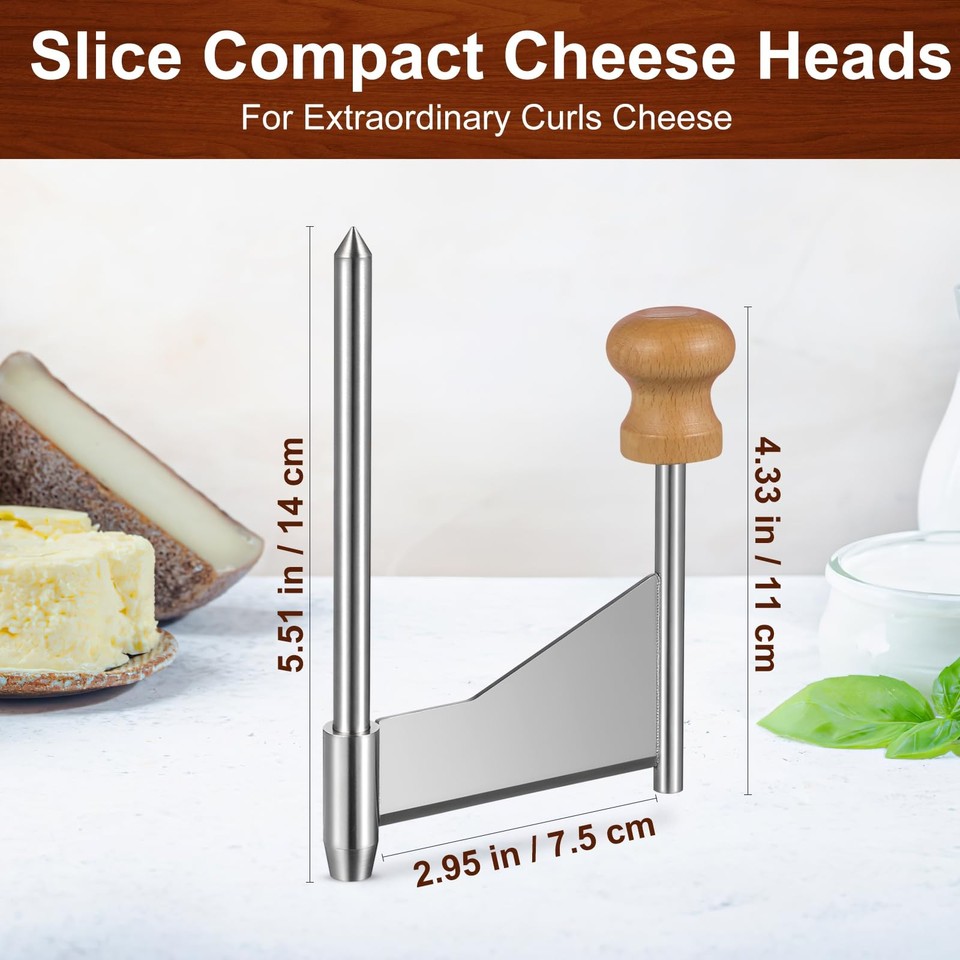 Cheese Curler Wheel: Stainless Steel Cheese Butter Chocolate Shaver to ...