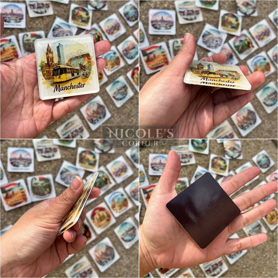 Flushing, New York USA Fridge Magnet: Cute Handmade Travel Souvenir ...