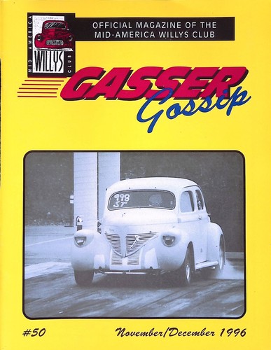 Gasser Gossip Magazine of the Mid-America Willys Club November/December ...