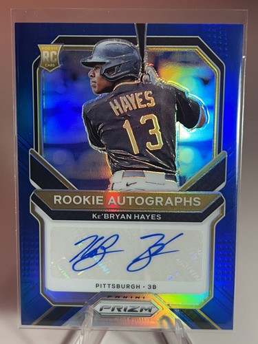 2021 Prizm Rookie Blue Prizm Auto #RA-KBH Ke'Bryan Hayes 122/149 ...