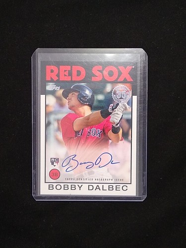 BOBBY DALBEC 2021 TOPPS 1986 RC AUTO BOSTON RED SOX 86A-BD | eBay