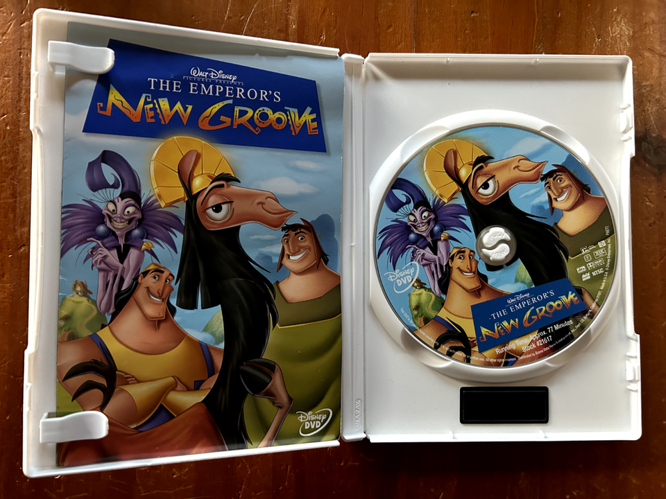 The Emperors New Groove (DVD, 2001) With Insert | eBay