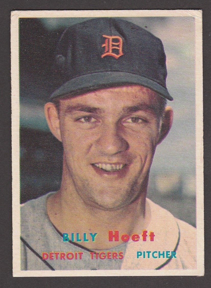 1957 TOPPS BASEBALL # 60 BILLY HOEFT INV J2516 | eBay