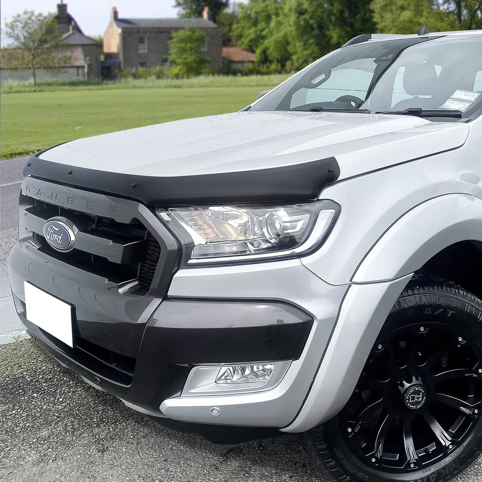 FOR FORD RANGER WILDTRAK 2015-2022 BONNET PROTECTOR FRONT BUMPER GUARD ...