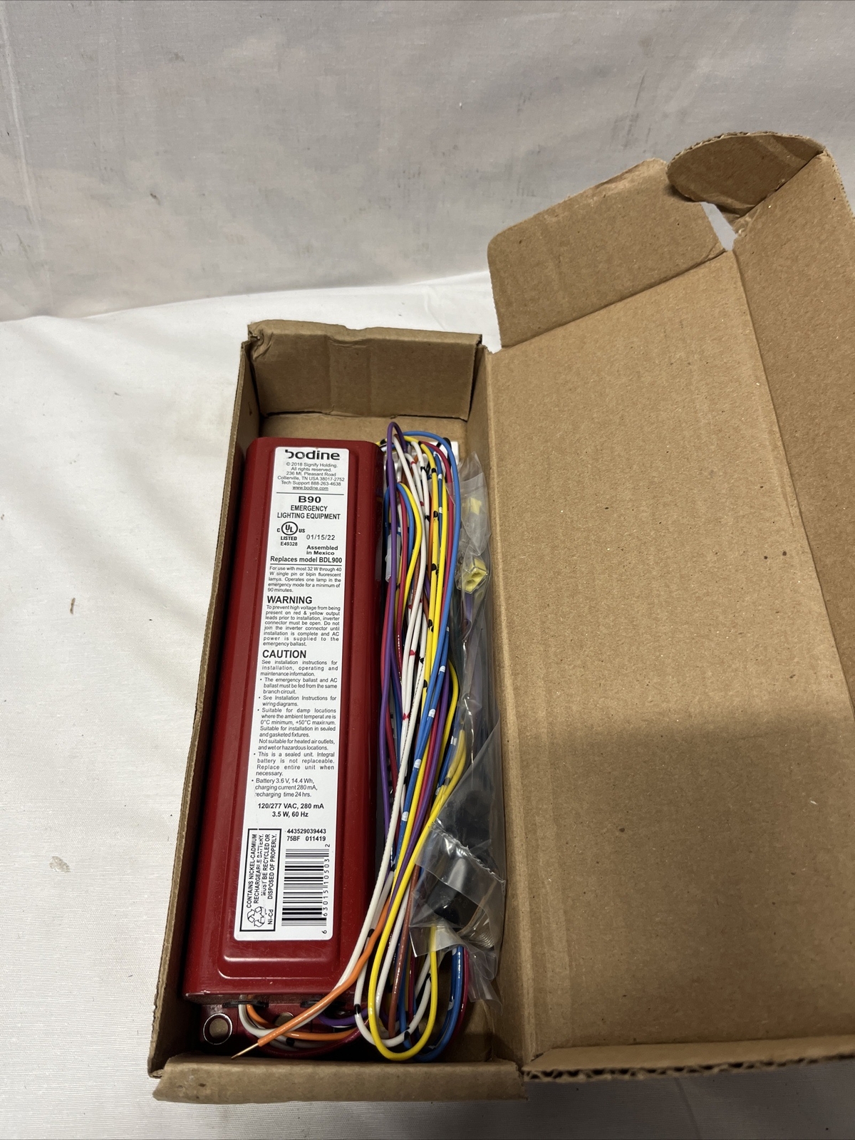 Philips+Bodine+B90+Emergency+Ballast for sale online | eBay