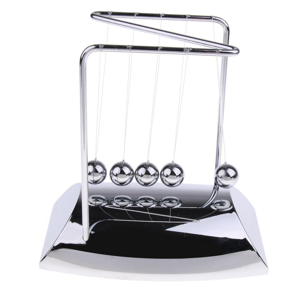 Newtons Cradle Steel Balance Ball Physics Science Pendulum Desk Toys ...