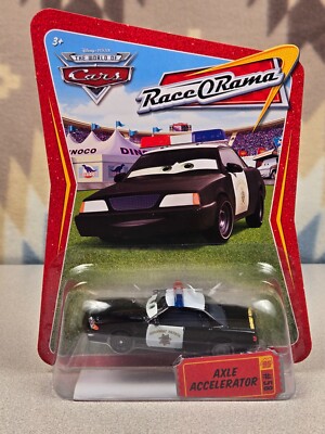 Disney Pixar Cars Race O Rama Axle Accelerator Police Cop Highway ...