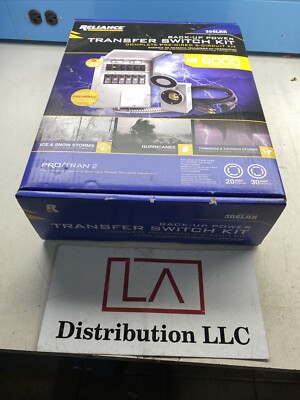 Reliance 8000-Watt 6-Circuit 30A Generator Transfer Switch Kit 306LRK ...