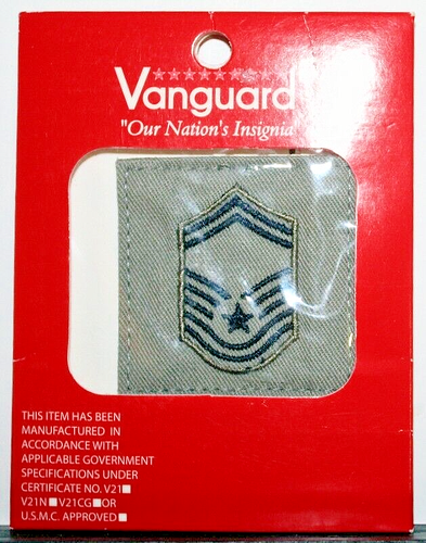US Air Force Senior Master Sergeant Rank Insignia Air Battle Uniform ...