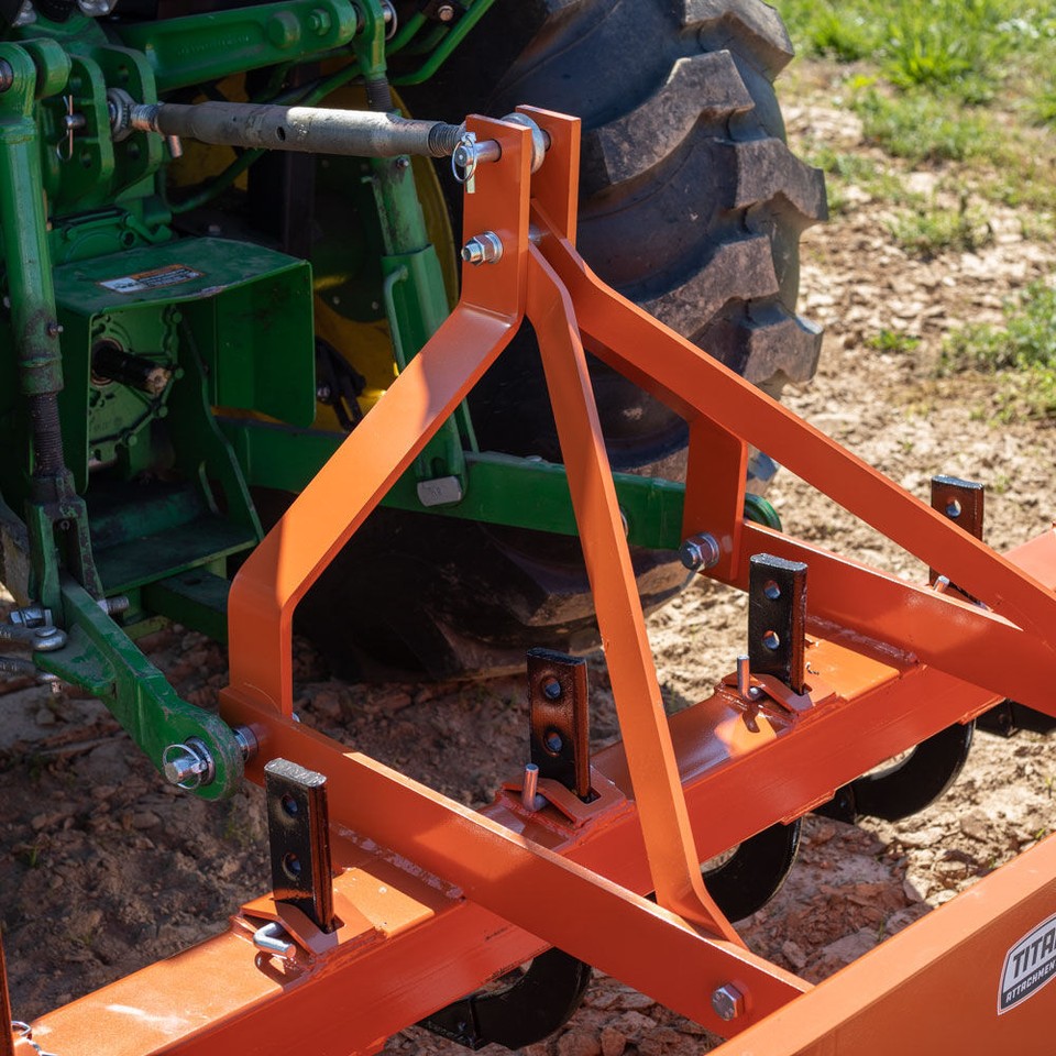 Titan Attachments 3 Point 5FT Rear Box Blade Scraper Grader, Cat 0 and ...