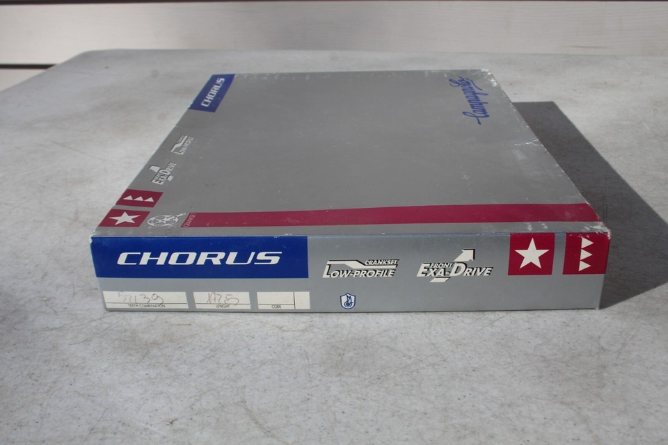 NIB CAMPAGNOLO CHORUS Crankset 172.5 Vintage italian road bike NEW 52 ...