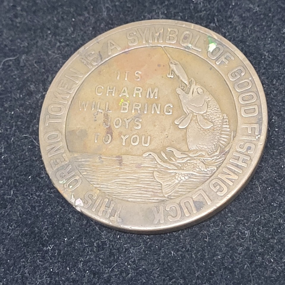 Vintage Lucky Fishing Coin South Bend Bait Co. South Bend Coin / Token ...