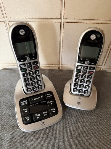 BT 4600 Twin Big Button Digital Cordless Phone With Advanced Call ...