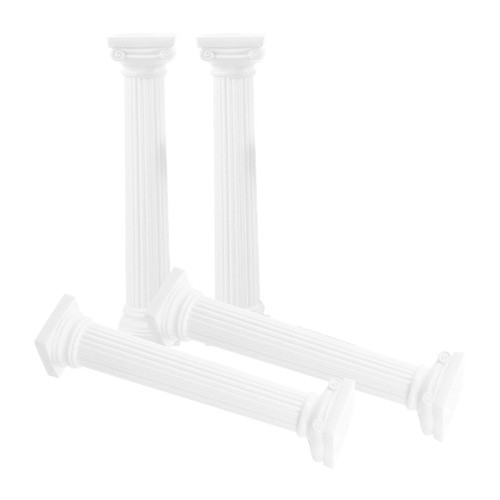 4 Pcs Roman Column Decoration Plastic Pillars Architectural Columns ...