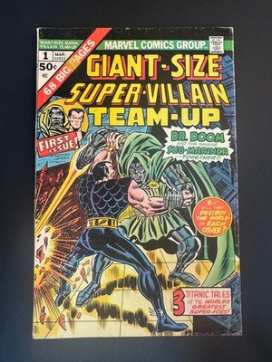 Giant Size Super-Villain Team-Up #1 - Ron Wilson (Marvel, 1975) Fine ...