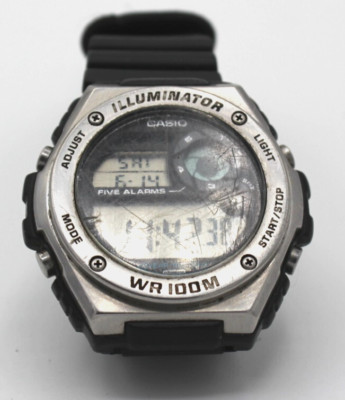 Casio Illuminator Digital Watch Stainless MWD-100H 100M WR 3487 ...