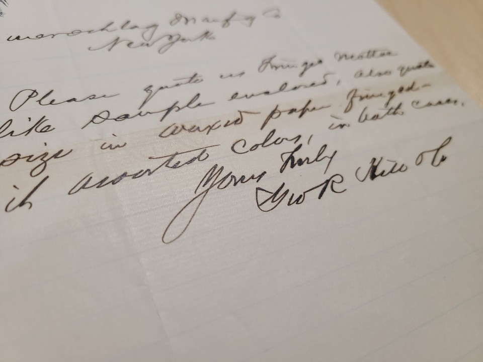 1886 Documento, George R. Hill Co. Alessandria VA, Crackers Torte ...