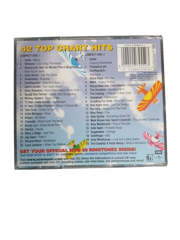 Now That's What I Call Music! 69 by Various Artists (2008) CD 💿 💿 ...