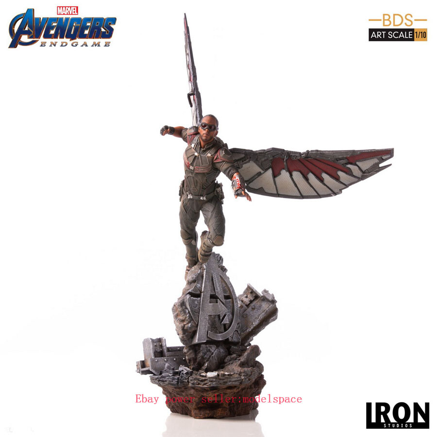 Iron Studios 1/10 Avengers Endgame Falcon Sam Wilson Statue Figure In ...