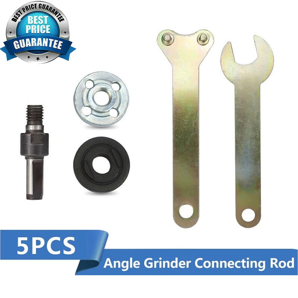 5 X Disc Holder Angle Die Grinder Drill Wrench Nut Spanner Mandrel ...