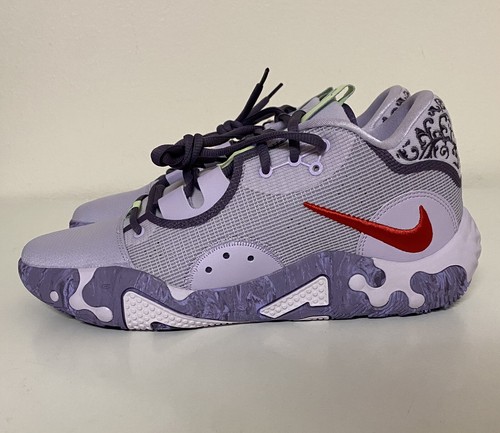 Nike PG 6 Paulette Men Sz 10.5 Violet Frost Light Crimson Paul George ...