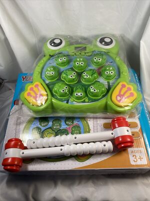 Yeebay YB-02 Unisex Child Multicolor Interactive Whack a Frog Game ...