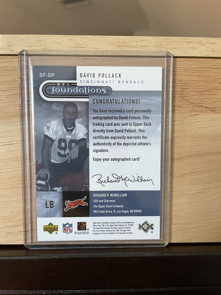 2005 Upper Deck - Signature Foundations #SF-DP - David Pollack Rookie ...