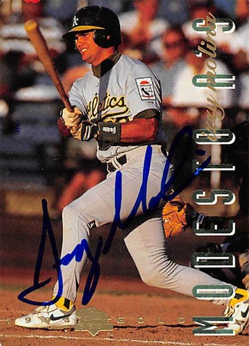 Izzy Molina autographed baseball card 1994 Classic Best Gold #126 ...