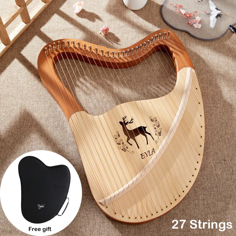 Harp 21 24 27 32 String Lyrical Harp Peach Blossom Heartwood Stringed ...