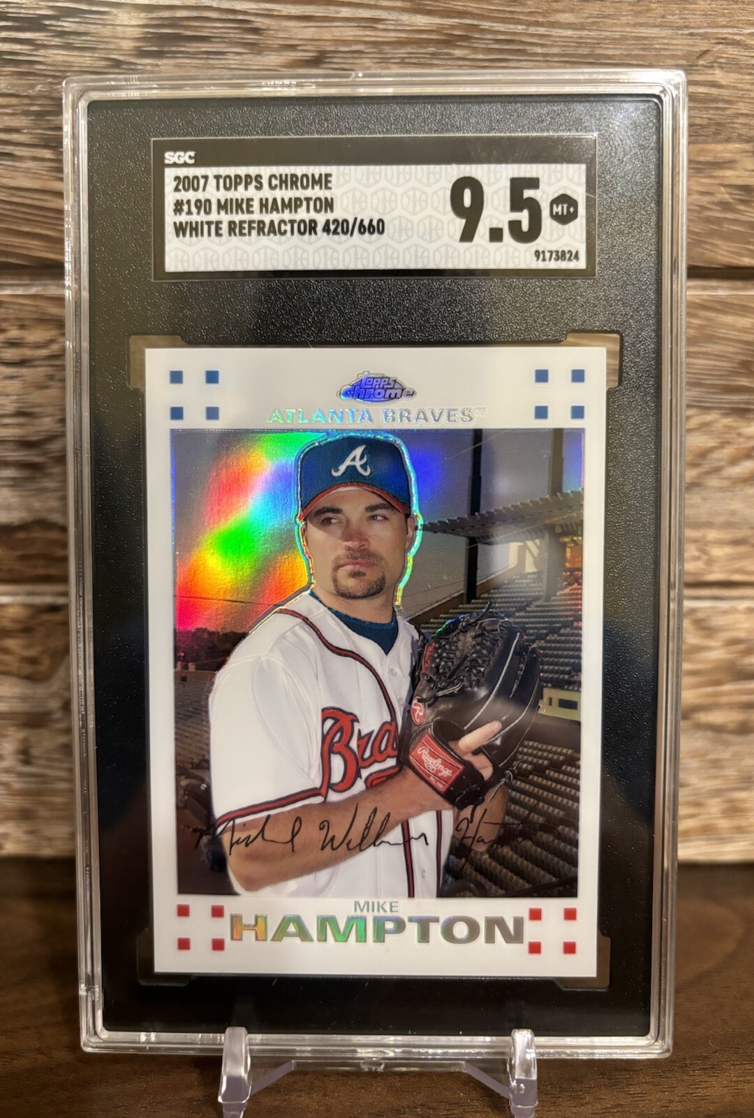 2007 Topps Chrome - White Refractor #190 Mike Hampton /660 for sale ...