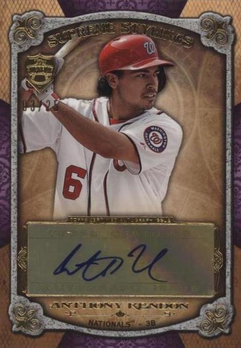 2013 Topps Supreme - Supreme Stylings Autographs Anthony Rendon #SS-ARE ...