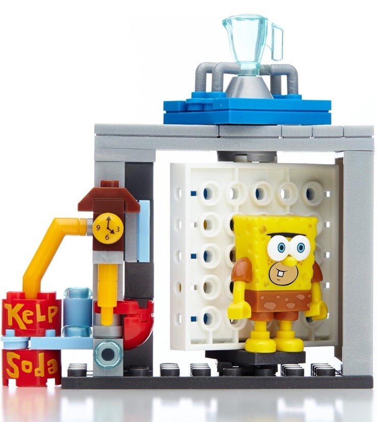 Mega Bloks Photo Booth Time Machine Spongebob Movie sponge out of Water ...