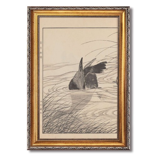 Diving Ducks Water Scene Wall Art Canvas Oil Paintings Reproduction | eBay