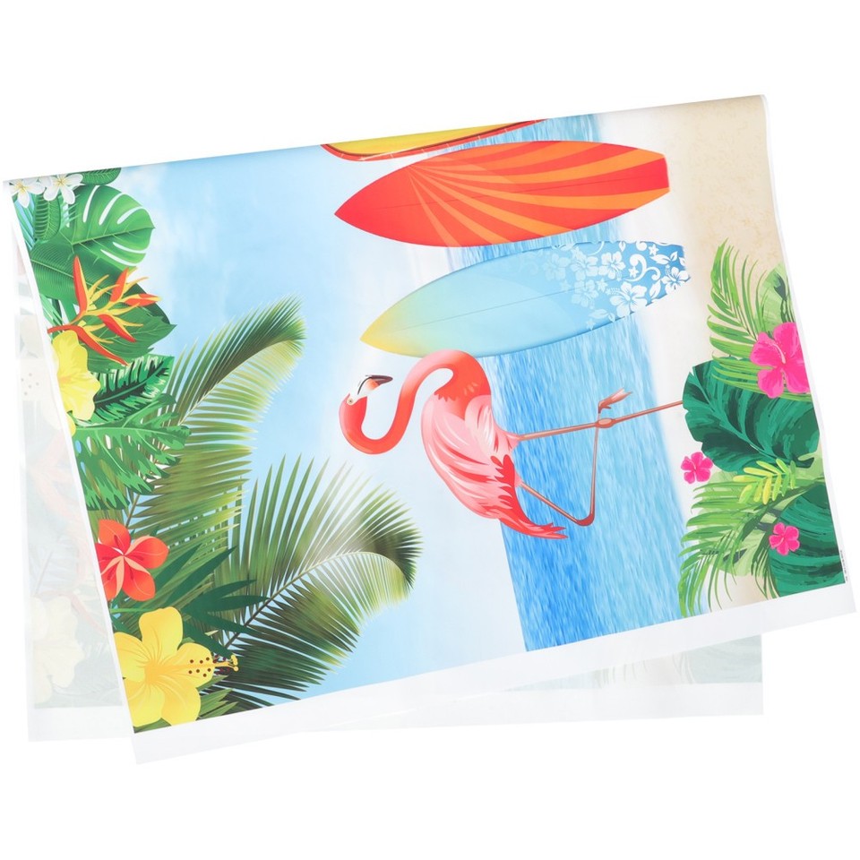 Beach Themed Decor Hawaiian Surfboard Background Backdrop Party Props ...