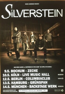 SILVERSTEIN TOUR 2009 - orig. Concert Poster - Konzert Plakat - DIN A1 ...