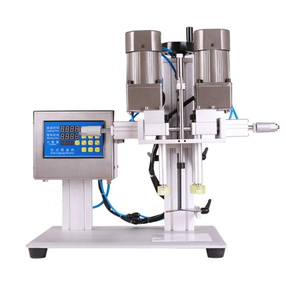 Desktop Capping Machine Semi-automatic Washing Powder Cap Capping ...