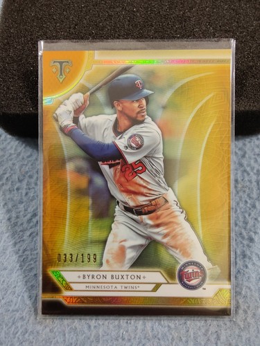 2018 TOPPS TRIPLE THREADS AMBER BYRON BUXTON #54 033/199 MINNESOTA ...