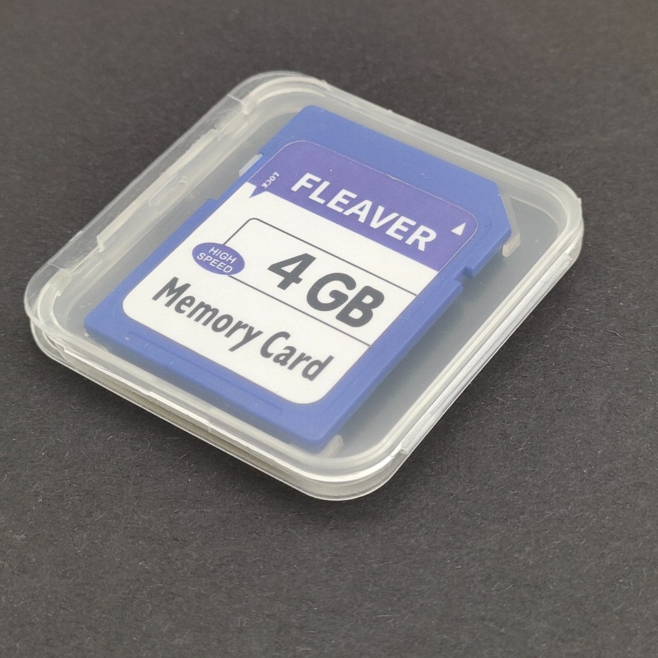 FLEAVER 4GB Class 4 SDHC Flash Memory Card SD CARD Retail Package | eBay