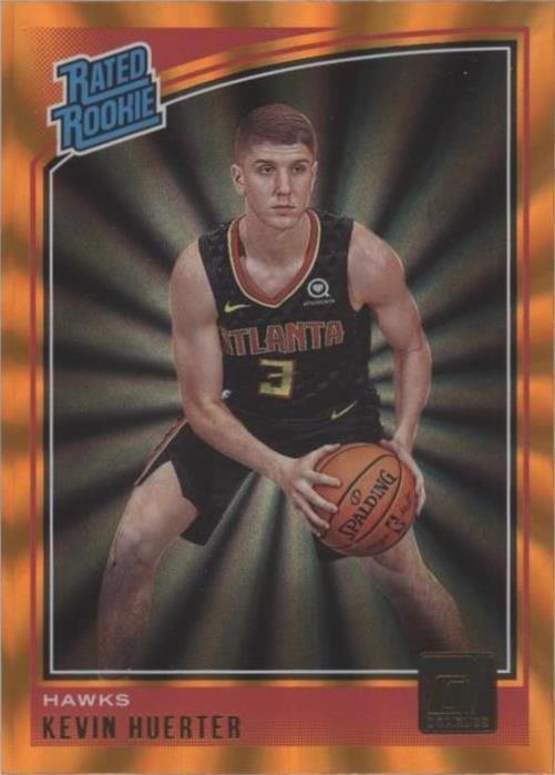 2018-19 Panini Donruss - Rated Rookies Kevin Huerter #184 Holo Orange ...