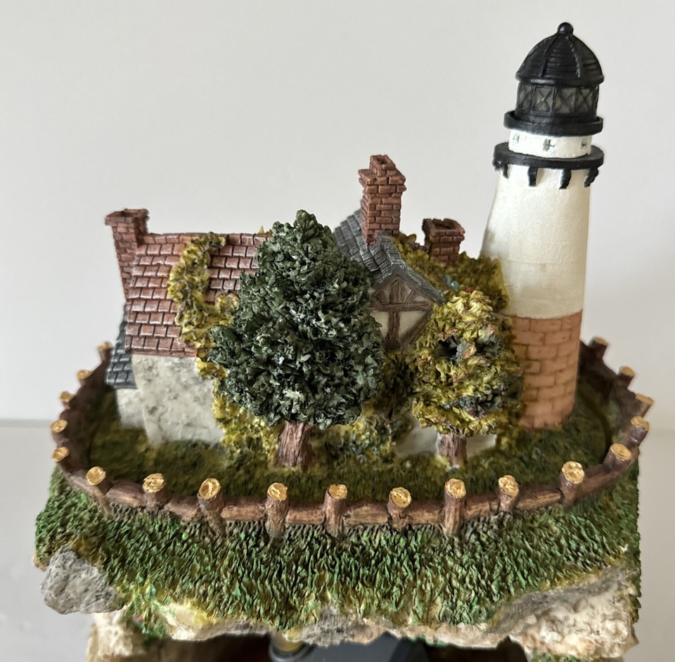 Waterfall Lighthouse Fountain Lighted Collectible Makes Seagull Sounds ...