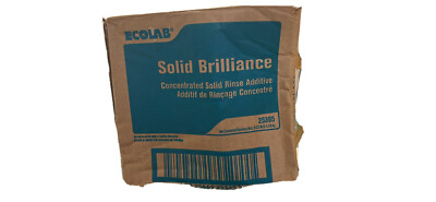 Ecolab Solid Brilliance Concentrated solid rinse additive 2-2.5Lb | eBay