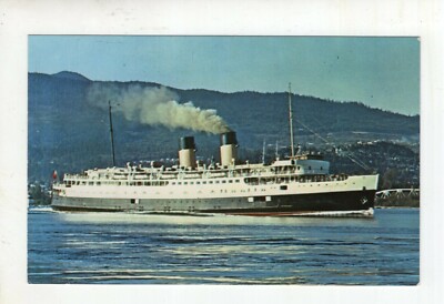 Vintage Post Card - C.P.R Princess Marguerite - Seattle WA and Victoria ...
