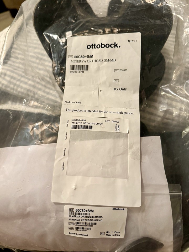 Ottobock Minerva Cervical Thoracic Orthosis Neck Brace CTO Brace | eBay