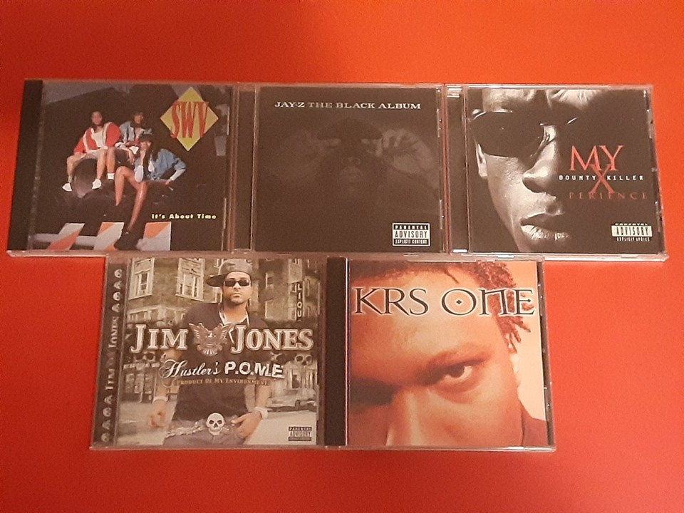 HUGE LOT (77) RAP HIP HOP RHYTHM GANGSTA HARDCORE MUSIC CD's TUPAC ...